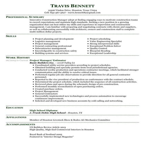 Travis Hill Resume Dec | DOCX