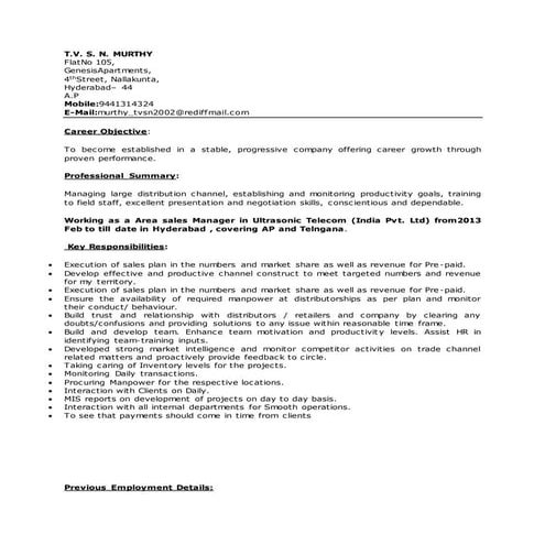 murthy cv | DOCX