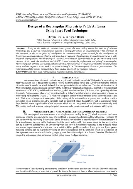 ANSYSS Microstrip patch Anteena using HFSS.pptx