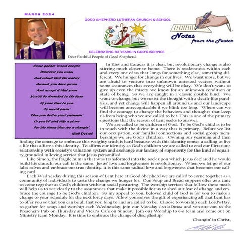 March Newsletter online | PDF