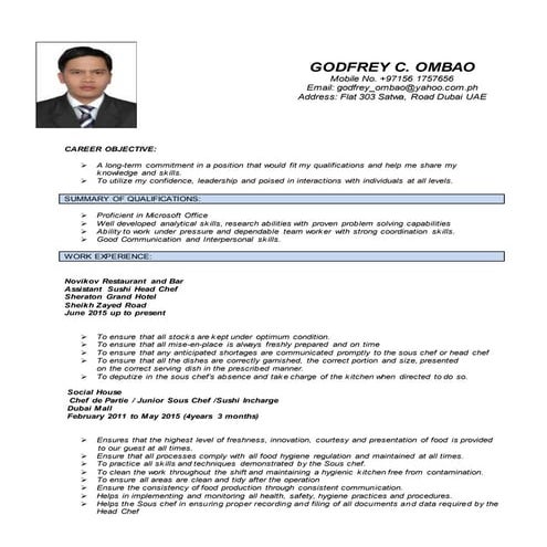 Godfrey Ombao CV 2016 | PDF