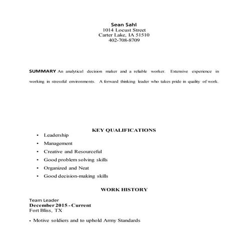 resume | DOCX
