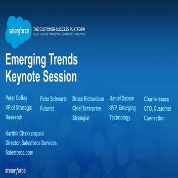 DF14 Preso - Emerging Trends Keynote Session | PDF