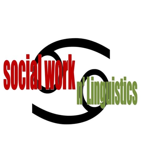 social work and linguistics | PPT