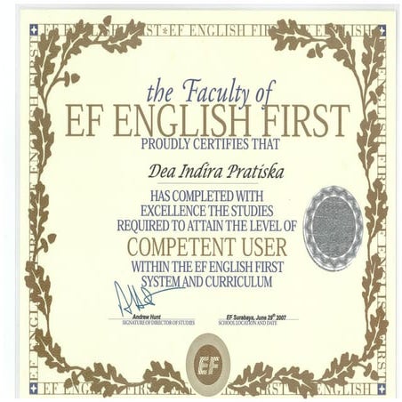 English Certification | PDF