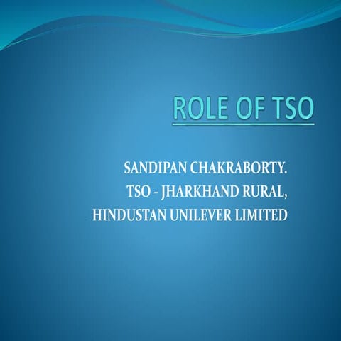 Role of TSO | PPTX