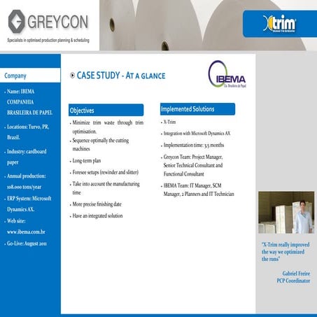 Greycon Case Study - IBEMA | PDF
