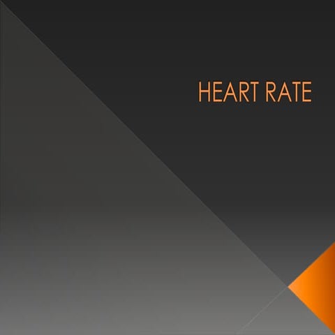 Heart rate | PPTX