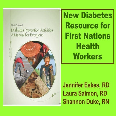 New Diabetes Resource for First Nations Health Workers | PDF