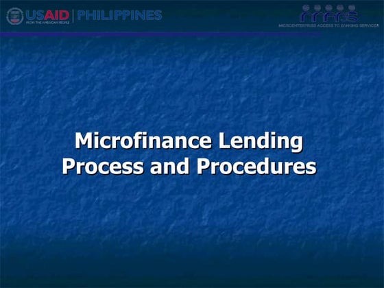 Manual on loan policy procedure for ccs microfinance | DOCX | Personal ...