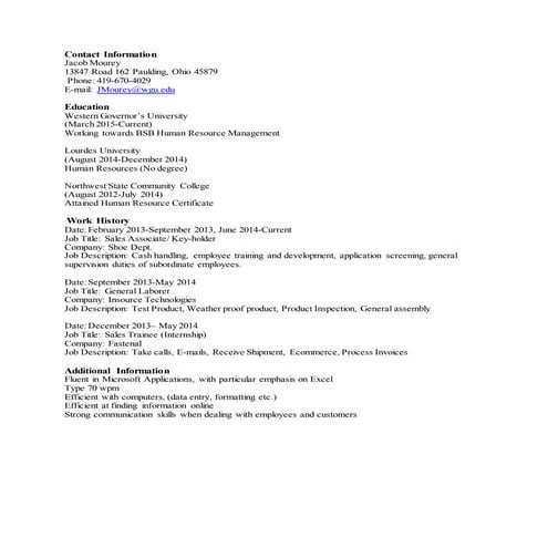 updated resume | DOCX