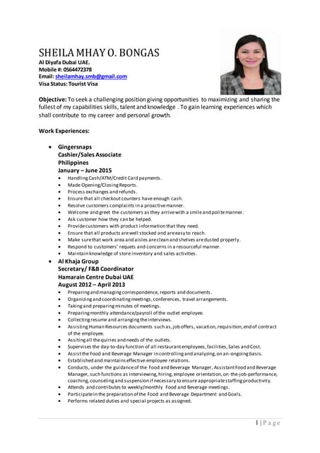 Joy eduarte cv | PDF