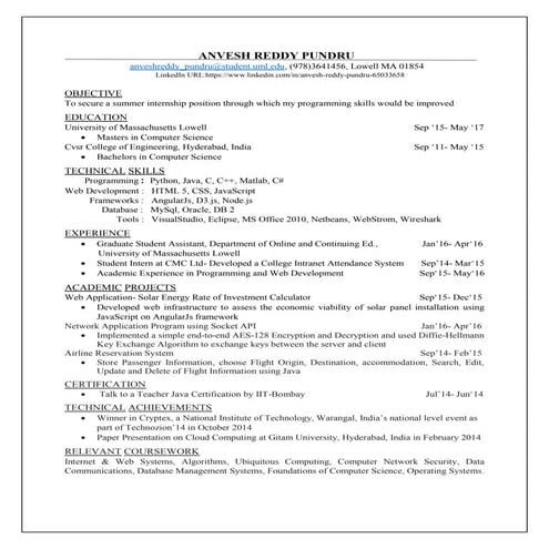 Ganesh resume | PDF