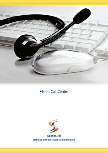 Presentation CRM In The Contact Center | PDF