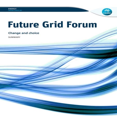 1312 CSIRO Future Grid Forum - Summary of 2050 Scenarios | PDF