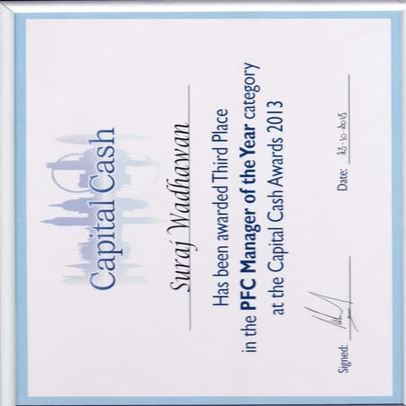 Suraj's Third Place Award Certificate | PDF