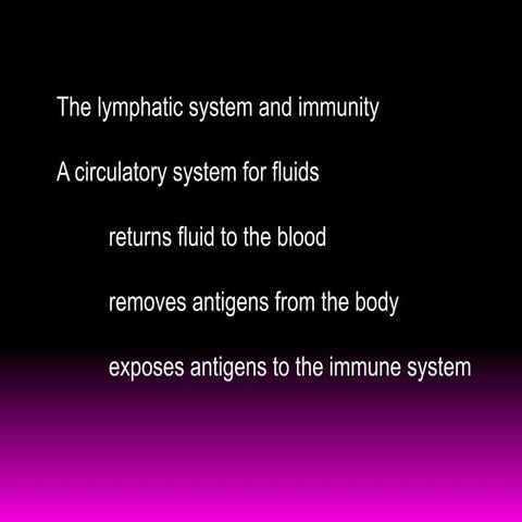 Lymphatic and Immune systems.powerpoint presentation | PPT