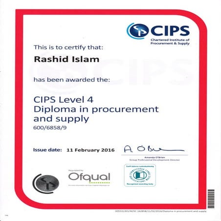 CIPS Level 4 | PDF