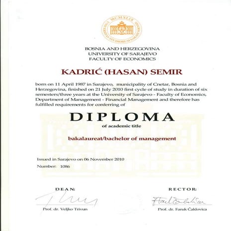 Diploma (ENG) | PDF