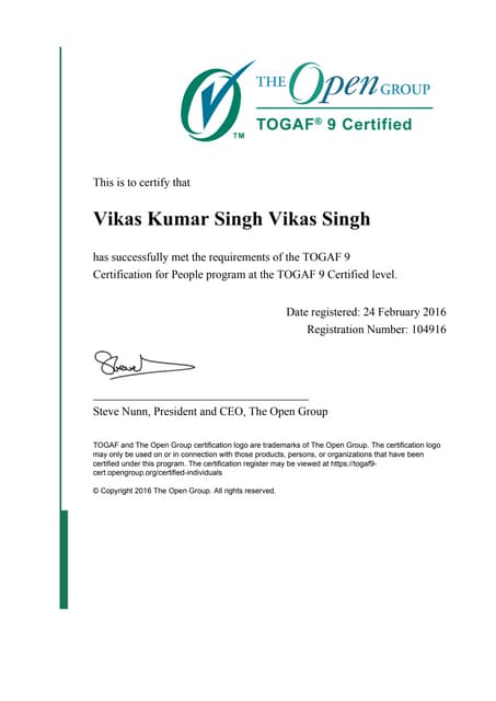 Positioning 2016 Certificate | PPT