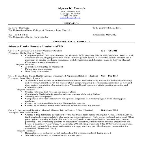 CV-Alyssa-final | PDF