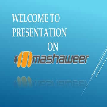 Mashaweer Case Study | PPTX