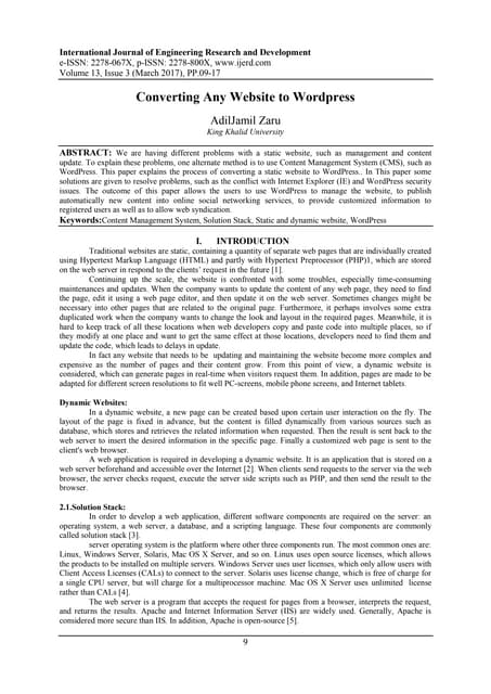 Static dynamic and active web pages | PPTX