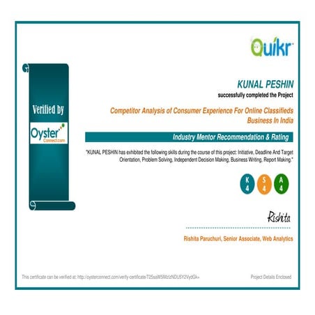 Certificate_Quickr | PDF