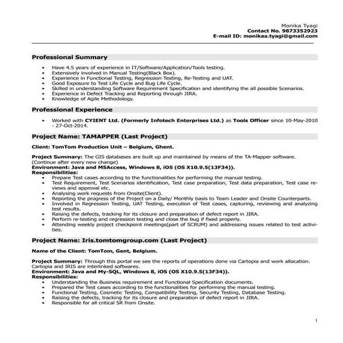 Monika_Resume | PDF