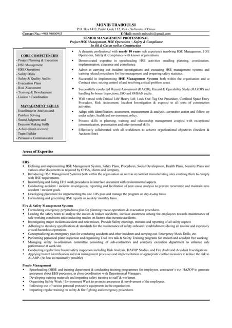 Personal HSE commitments | PPT