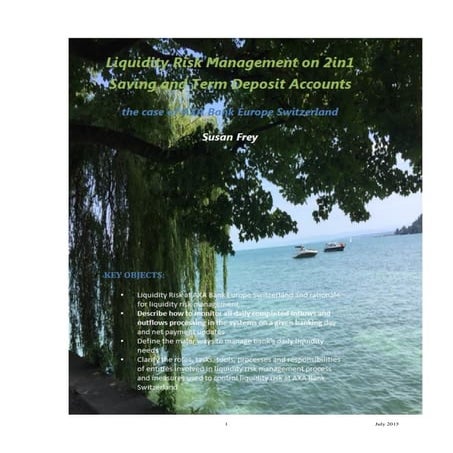 Working Paper-Case Study of AXA Bank Europe Switzerland from Susan Frey ...