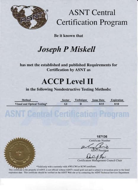 Rt Level Ii Certificate Pdf