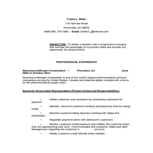 Trisha Resume - 2 | DOCX | Business Banking & Finance | Business