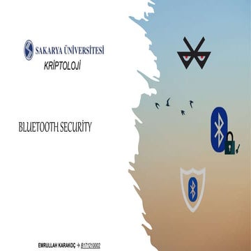 Bluetooth Security Ppt