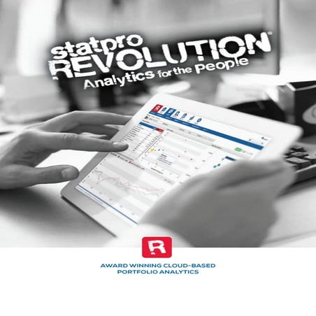 StatPro Revolution Brochure 2015 (1) | PDF
