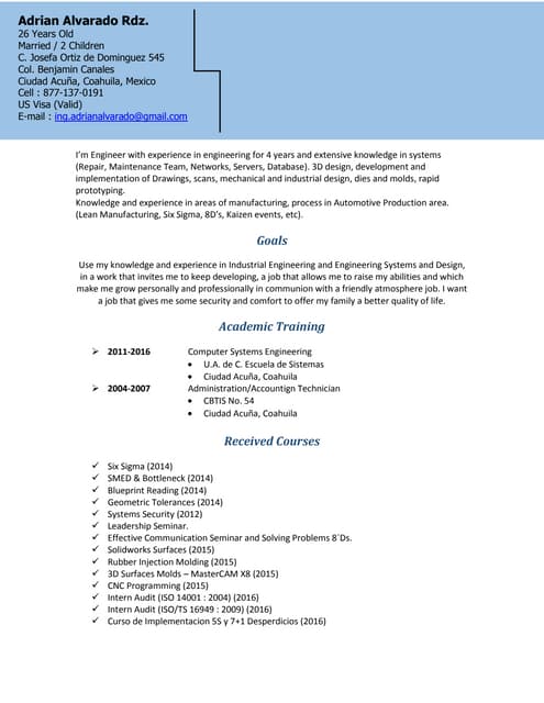 Curriculum eric serrano | PDF