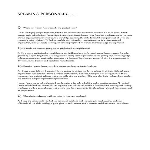 PERSONALLY SPEAKING | DOCX