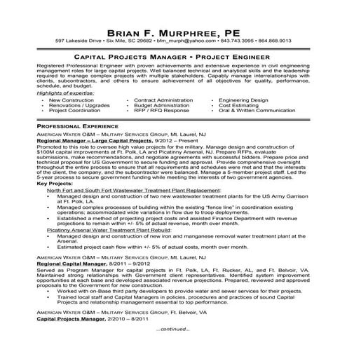 Resume.Brian Murphree | DOC