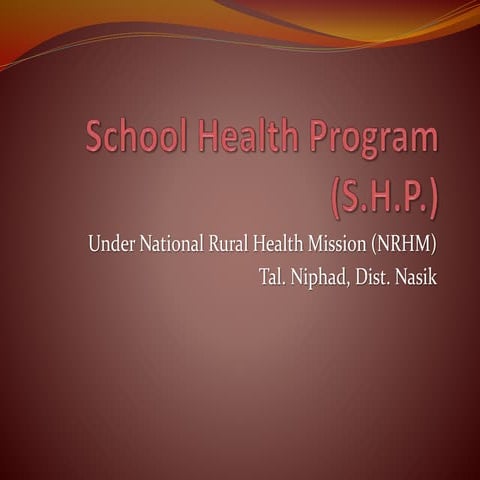 School Health Presentation | PPTX