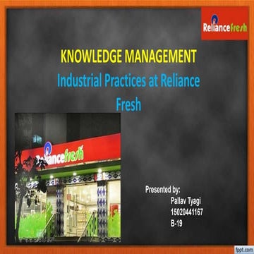 Knowledge Management-Pallav Tyagi | PPT