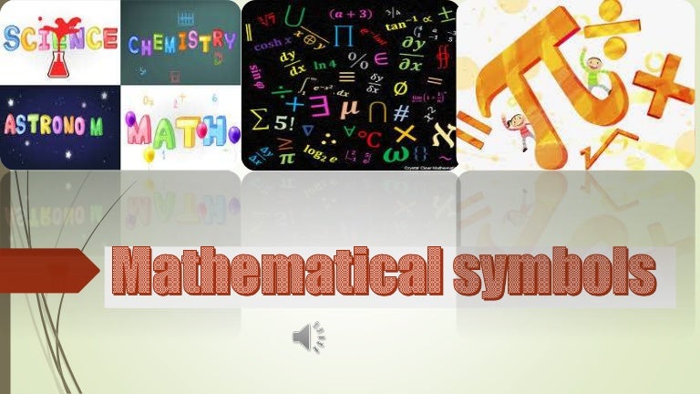 Maths Symbols