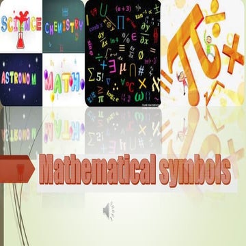 Maths Symbols | PPT