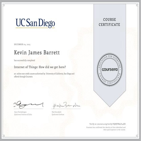 Coursera IoT UCSanDiego VQKBTM4Y24XX | PPT