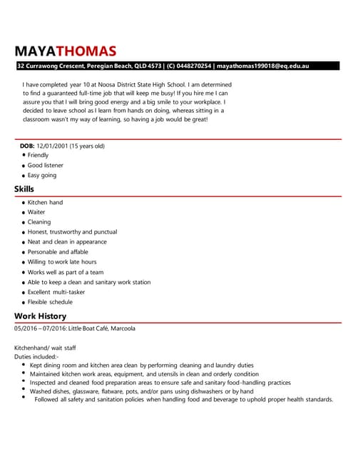 resume for sylvia | PDF