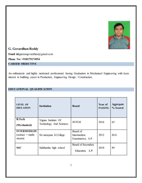 Resume amr | PDF