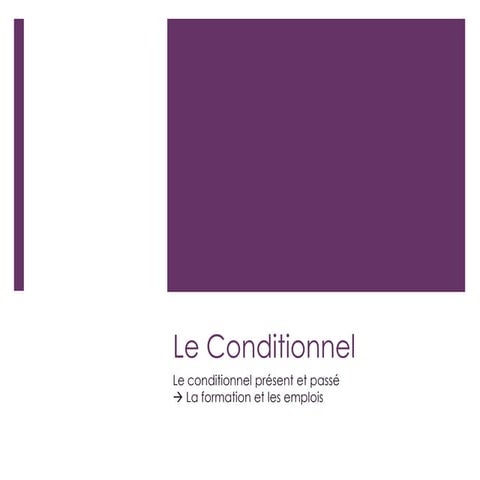 B1 Conditionnel | PPT