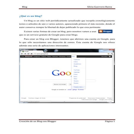 B1 creación de un blog | PDF