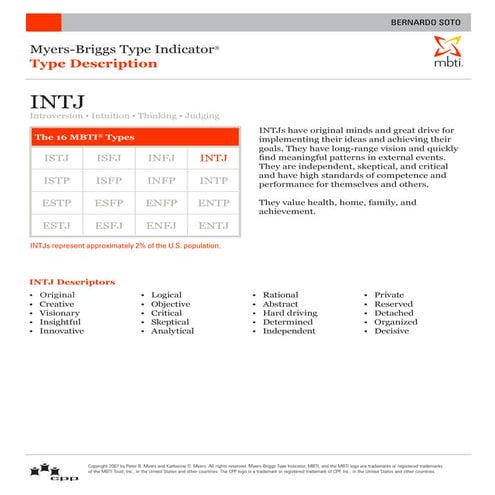 Myers-Briggs Type_pdf | PDF