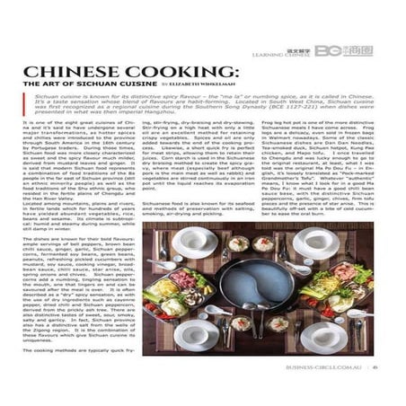 The Art of Sichuan Cuisine | PDF