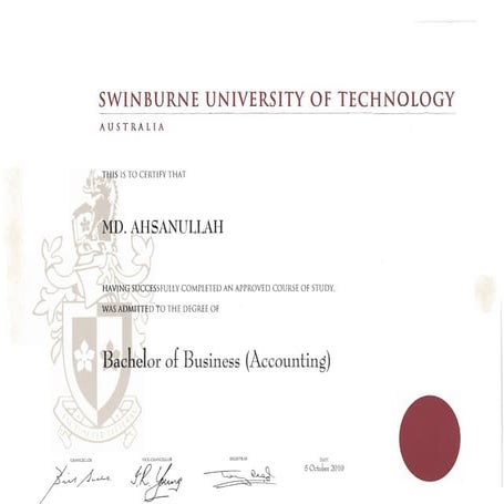 Uni-Certificate | PPT